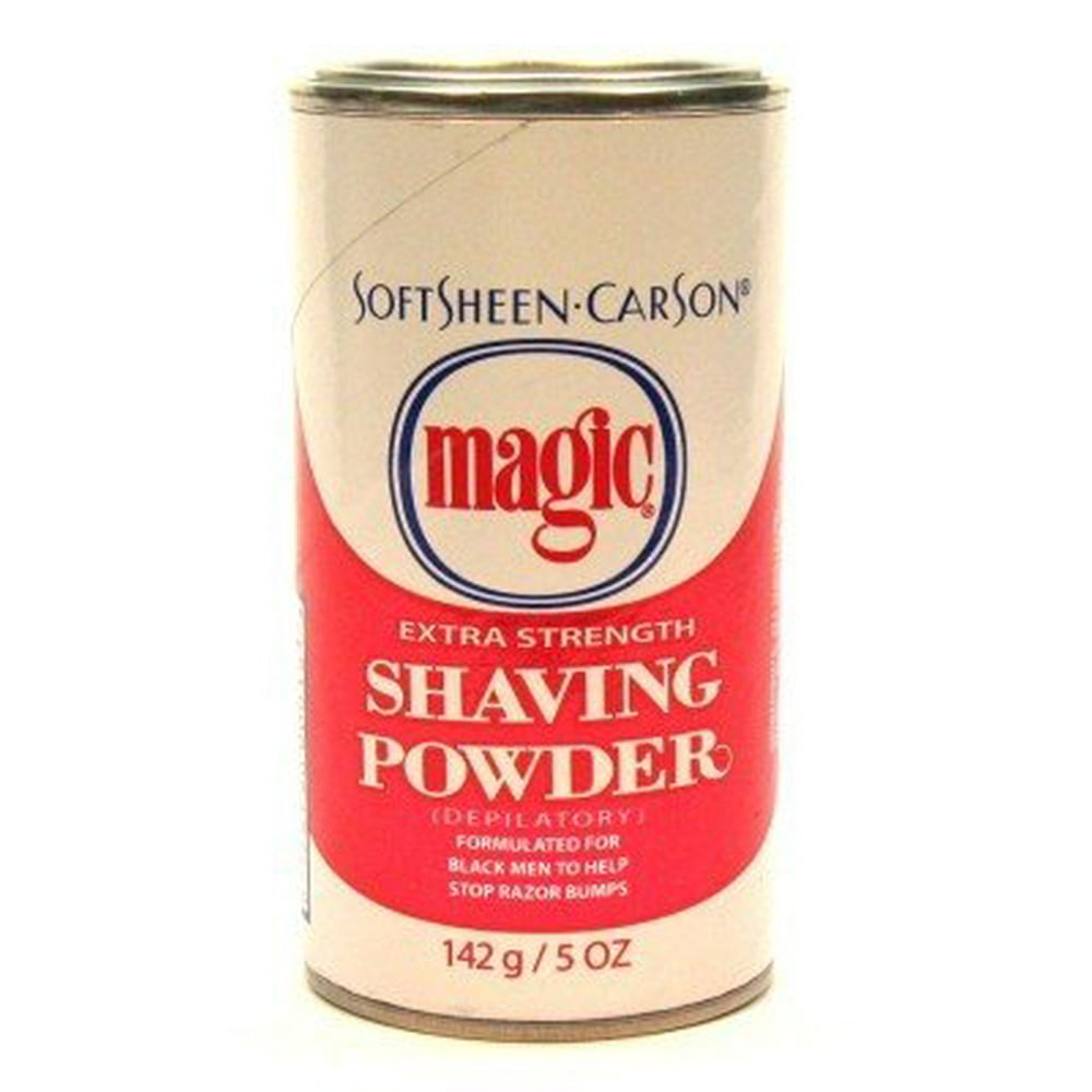 Magic Shave Softsheen Carson Extra Strength Shaving Powder, Red - 5 Oz ...