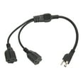 3 Prong Y Splitter Cable, Male To Female, Plug and Play, 100-240V ...