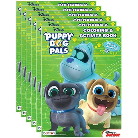 Bendon Disney Junior’s Puppy Dog Pals Coloring and Activity Book with ...