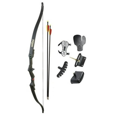 SAS Snake Recurve Bow Youth 48 in 15# - Black - Walmart.com