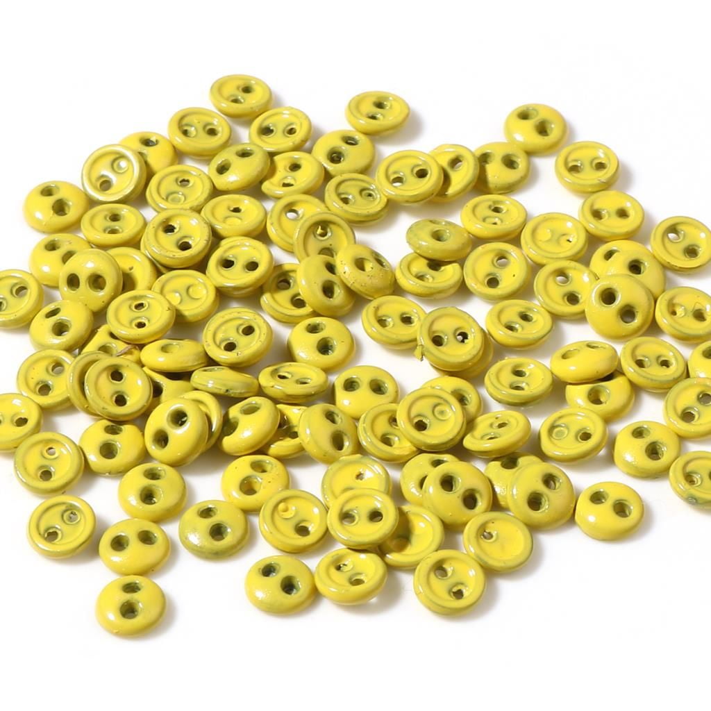 Yellow Sewing Button