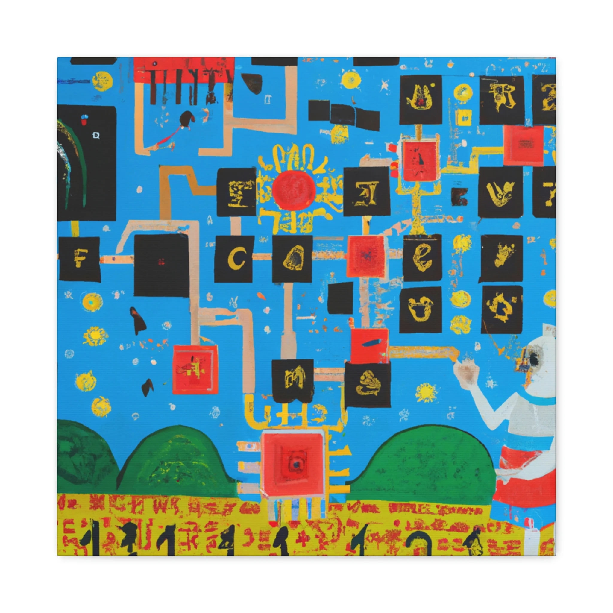 Quantum Computing Blooms - Canvas - Walmart.com