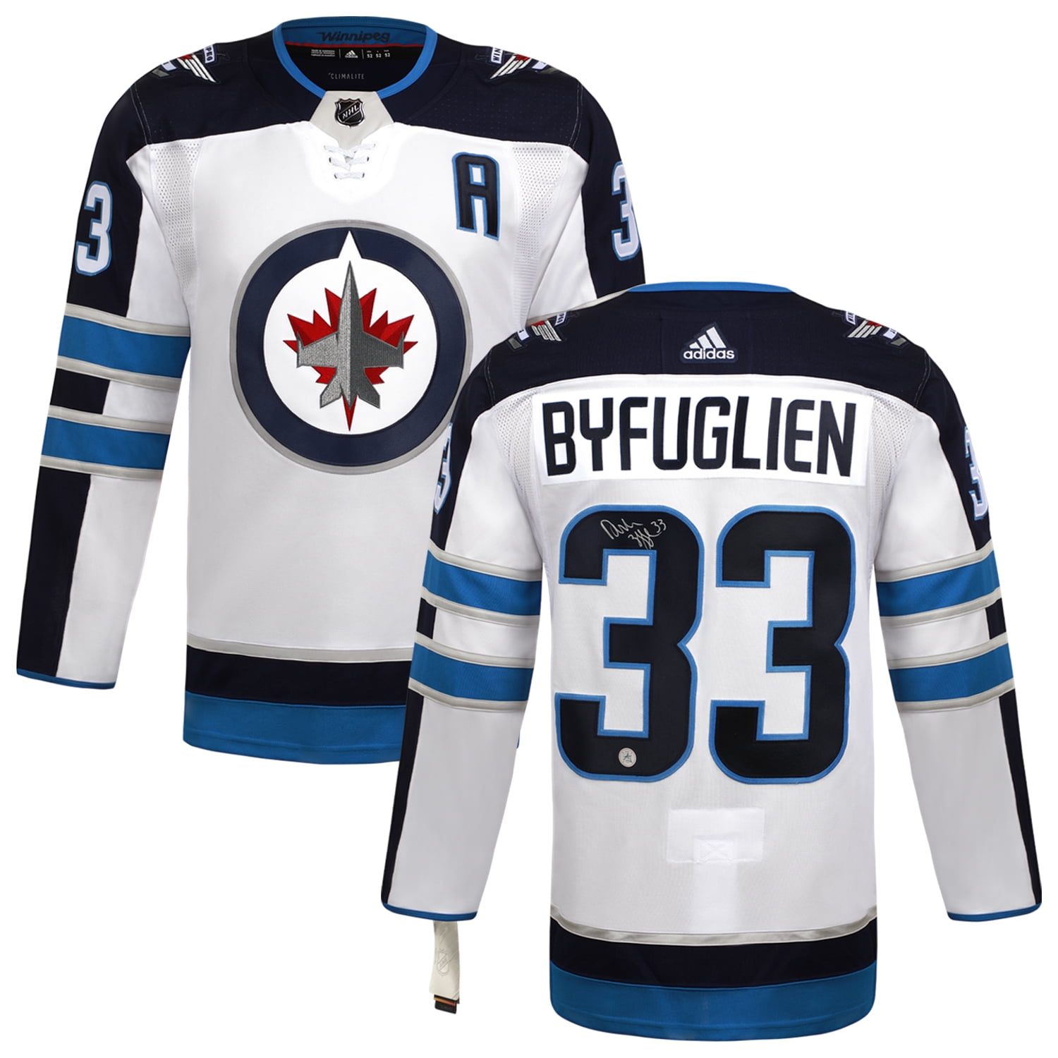 Click here for Aj Sports Dustin Byfuglien Autographed Winnipeg Wh... prices