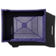 OnDisplay Stackable Folding Desk/Beauty/Closet Storage Crate (Purple, 3 ...
