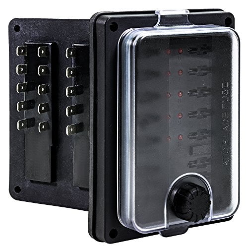 Waterproof Blade Fuse Box Ip56 Led Indicator For Blown Fuse