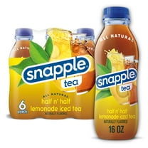 Snapple Sweet Half 'n Half Tea and Lemonade, Iced Bottled Drink, 16 fl ...