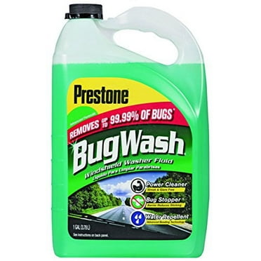 Prestone Deluxe 3-in-1 Windshield Washer Fluid, De-Icer, Bug Wash, 1 ...