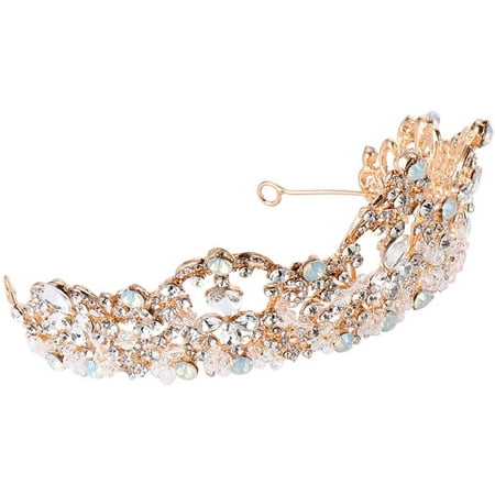 Baroque Bride Crown Queen Crystal AB Rhinestone European Vintage ...