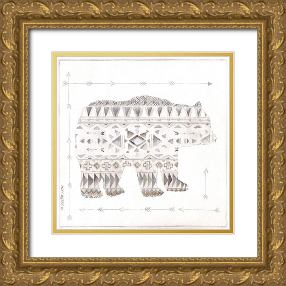 Shamp, Cindy 15x15 Gold Ornate Wood Framed with Double Matting Museum ...