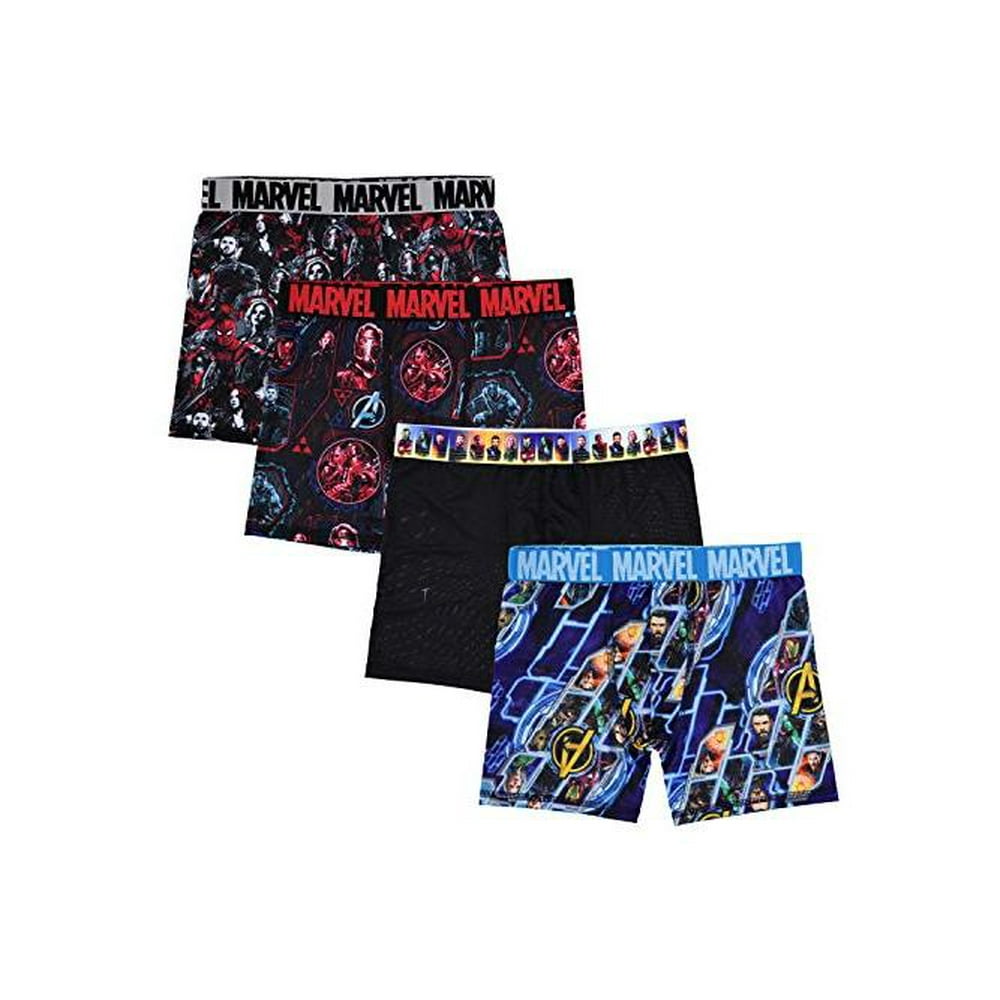 Marvel Boys' Big Athletic Boxer Brief, Avengers Multi, 6, Avengers ...