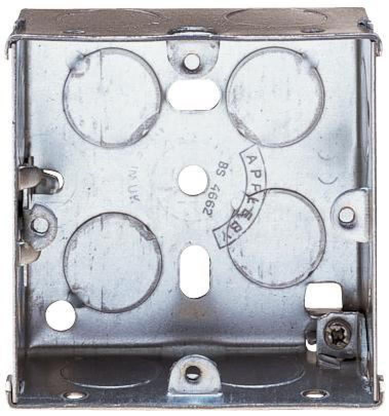APPLEBY - Steel Knockout Box, 1 Gang 47mm - Walmart.com