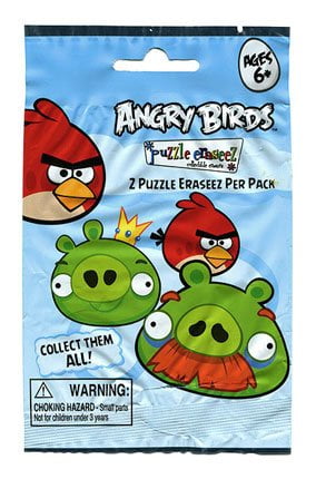 Cp Angry Birds Eraseez Collectible Puzzle Eraser 2ct pack ( Collect ...