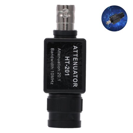 HT201 Passive Attenuator 20:1 10MHz Bandwidth Signal Attenuation Overload Protection High ...