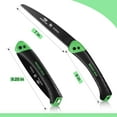 Folding Saw - 7 Inch Pruning Handsaw with Pouch, D6A & M2 Bimetal Saw ...