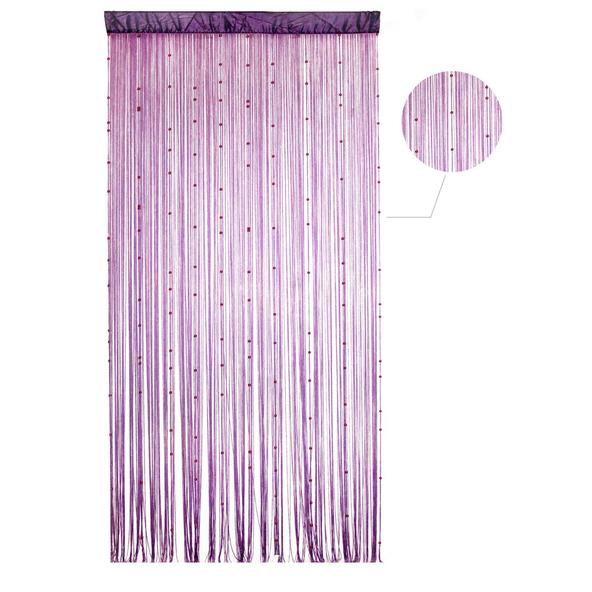 Gouchee Design Gouchee Home String Rod Pocket Panel 40in