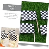 48pcs Racing Flag Toothpick Racing Flag Food Picks Race Car Cake ...