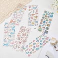 12 Sheets 6 Styles Epoxy Resin Sticker for Scrapbooking Travel Diary ...