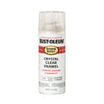 Crystal Clear, Rust-Oleum Stops Rust Gloss Protective Enamel Spray ...