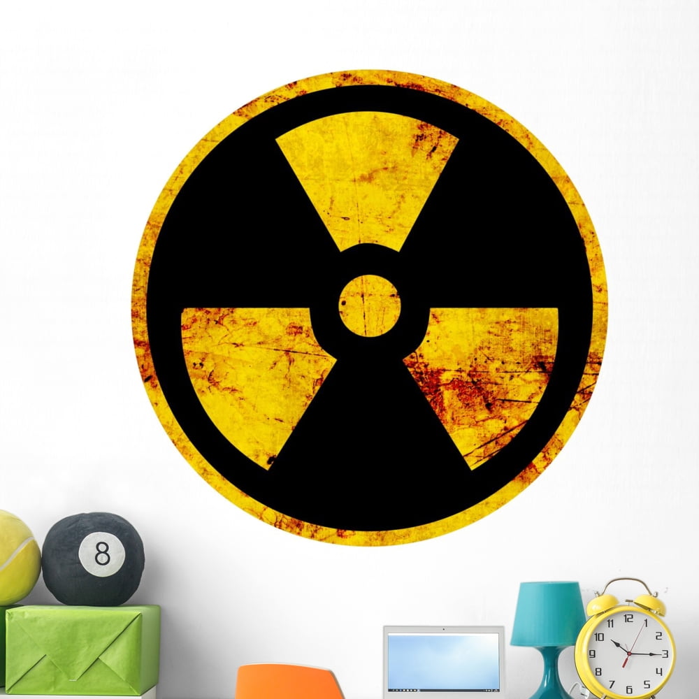Nuclear Sign Wall Mural by Wallmonkeys Peel and Stick Graphic (48 in H ...