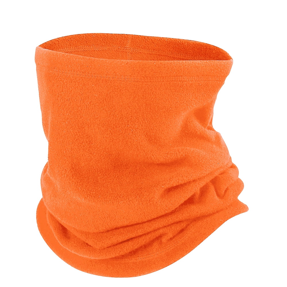 Opromo Fleece Snood Scarf Neck Warmer Beanie Hat Ski Balaclava Thermal ...