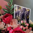 3drose, Wisteria Retro Style Abstract Cottagecore Art 4, 6 Greeting ...