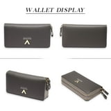 Isabomb Women's Solid Purple Leather Wallet, Wristlet Clutch with ...