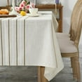 60 x 120 inches Farmhouse Style Linen tablecloths, Boho 8 Foot Long ...