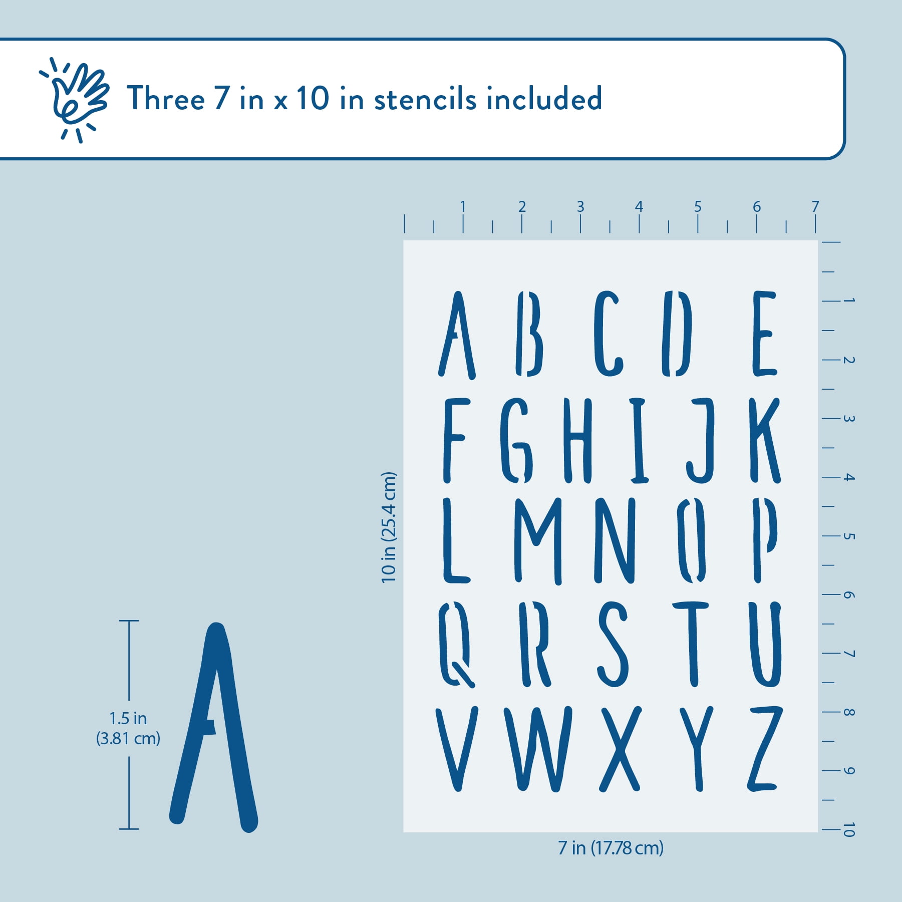 Hello Hobby Stencil Set, 7 x 10, 3 Piece, Bohemian Nepal | Ubuy