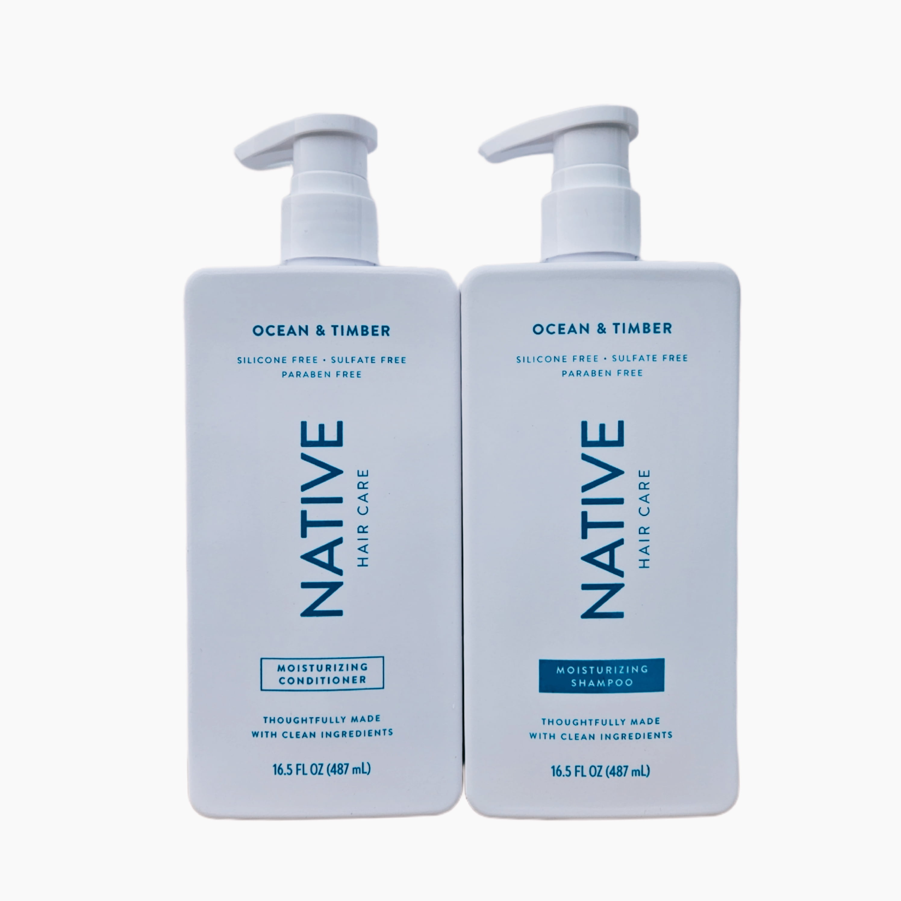 Native Ocean & Timber Moisturizing, Shampoo and Conditioner Set 16.5 oz ...