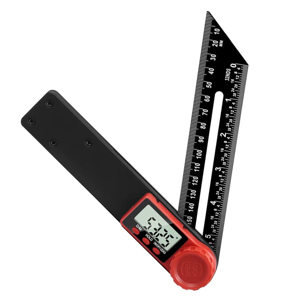 Riwesomey Transportador de ángulos digital Regla de ángulo ...