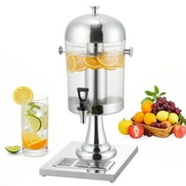 KFFKFF Beverage Server, 1.5 Gallon Capacity, Glass Drink Holder with ...
