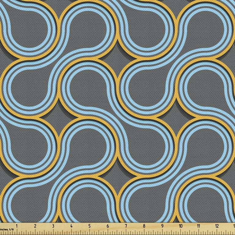 Modern Geometric Pattern Fabric