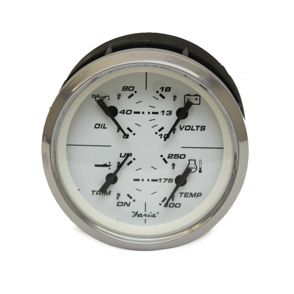 Mariah Boat Multifunction Gauge GF0018A | Faria Mercury 3 1/4 Inch ...