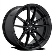 Niche 1PC Aluminum Rim M124 MILAN 18X8in Gloss Black Brushed Finish ...
