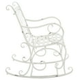 SAFAVIEH Medrano Outdoor Patio Rocking Chair, Antique White - Walmart.com