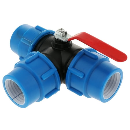 PE Quick Connect Air Push Tube Tee Union Coupler Fitting - 40mm Steel ...