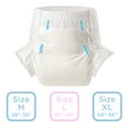 Littleforbig ABDry White Adult Diaper 10 Pieces (X-Large 48"-56 ...