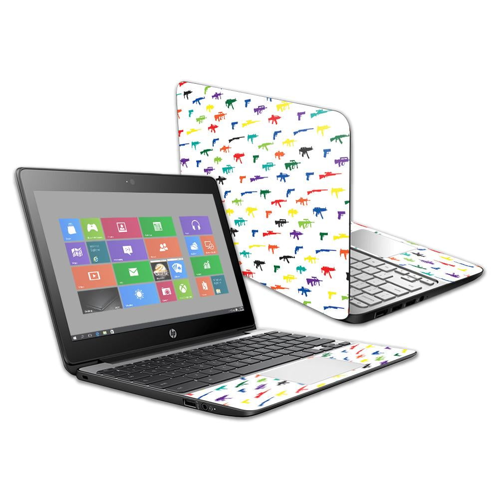 Skin Decal Wrap Compatible With HP Chromebook 11 G5 11.6" Fun Guns ...