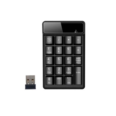 Wireless Number Pad 26 Keys USB Numeric keypad Portable 2.4GHz ...