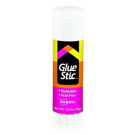 Avery Glue Stic, Washable, Nontoxic, Permanent Adhesive, 1.27 oz., 1 ...