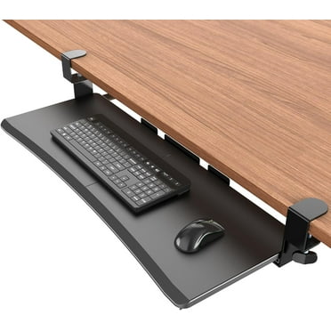 Height Adjustable Keyboard Tray Under Desk Slide Out, 27(33 Including ...