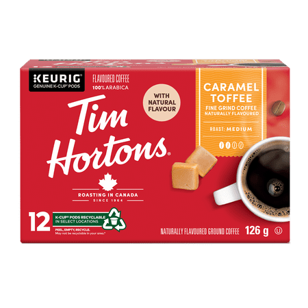 TIM HORTONS CARAMEL TOFFEE KCUP 12S, E-TIM HORTONS TDL KCUP CAR TOF ...