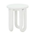 Tildy White Concrete Side Table - Walmart.com