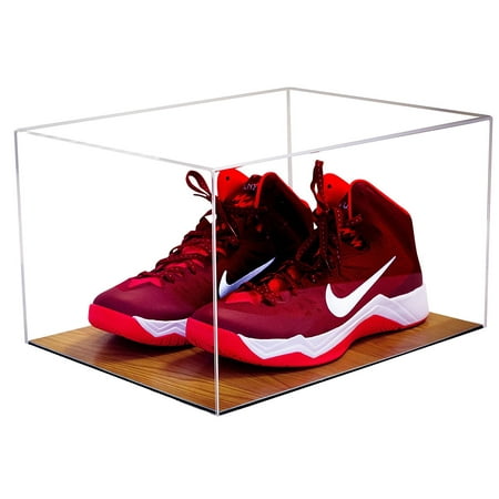 Deluxe Acrylic Clear Basketball Shoe Display Case with Wood Floor (A025 ...