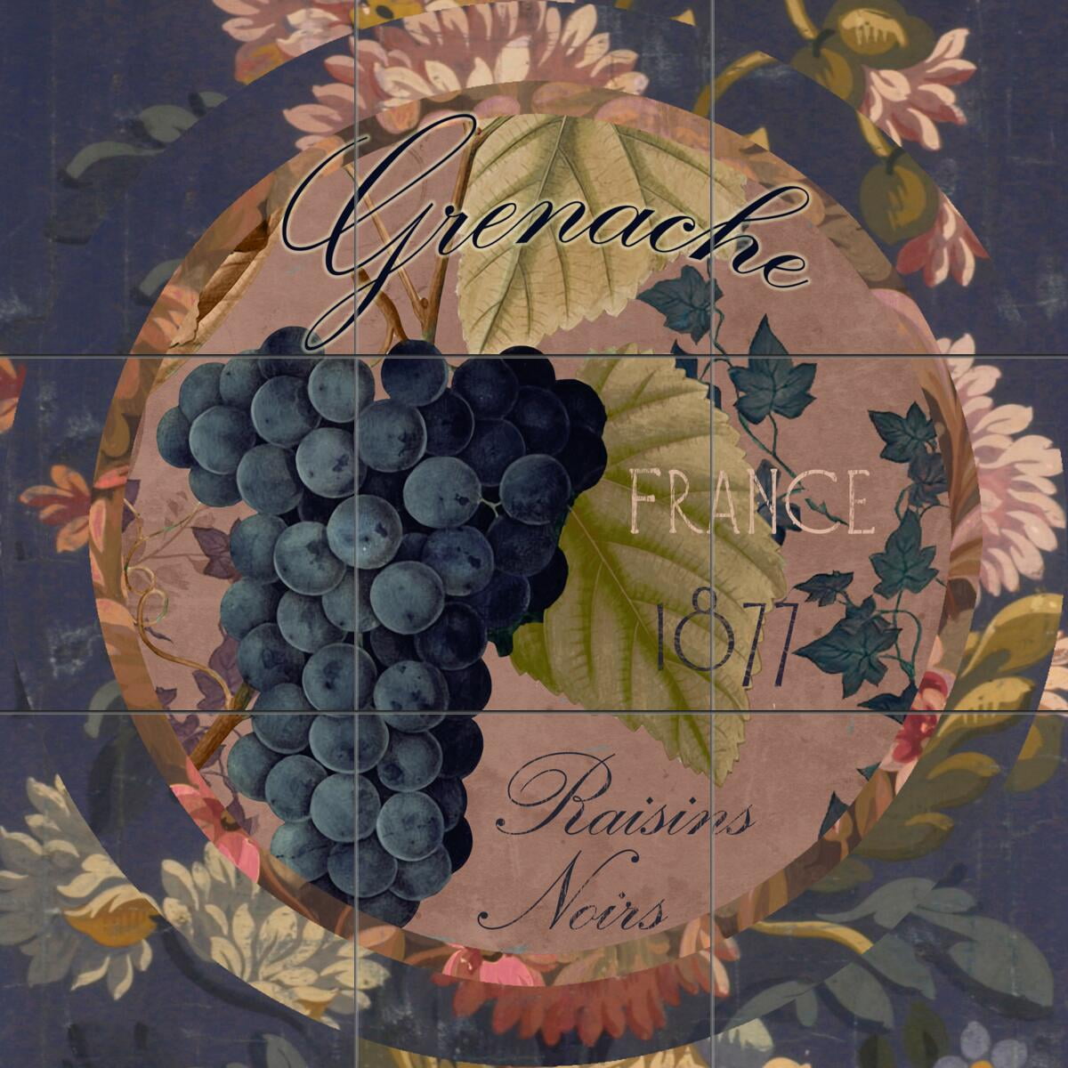Tile Mural Kitchen Backsplash - Wines of France IV-CB - by Color Bakery ...