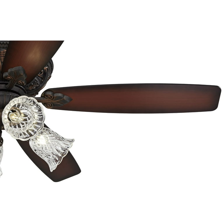 60 Casa Vieja Montego Rubbed White Ceiling Fan With Light | Shelly Lighting