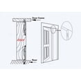 2-Pack Hidden Latch & Bolt 304 Stainless Steel 8 inch(202cm) Security ...