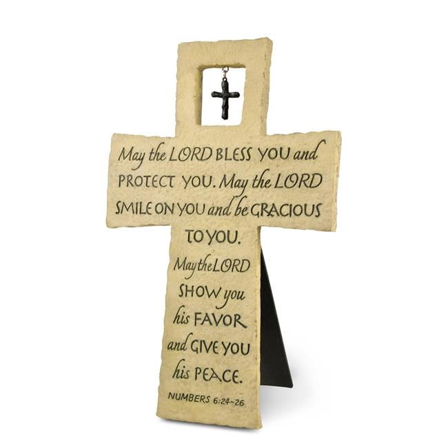 Lighthouse Christian Products 79635 Wall Cross-With Cross-Charm No ...