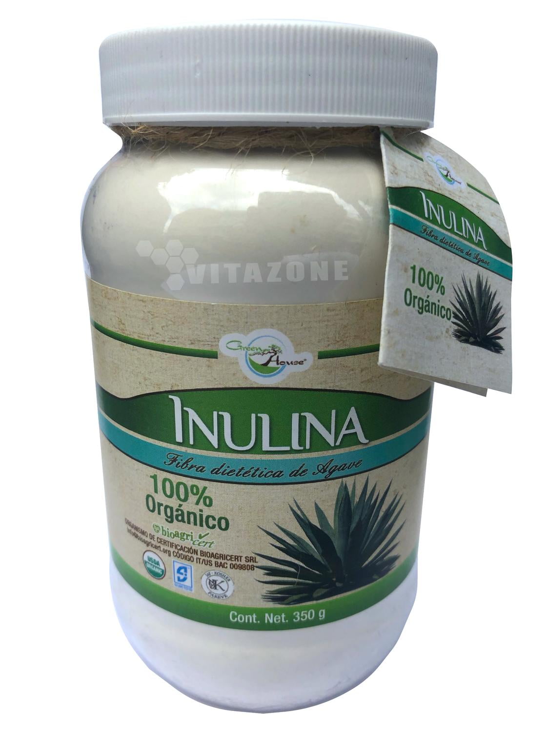 Inulina De Agave En Polvo 100% Organica Green House 350 Grs | Bodega ...
