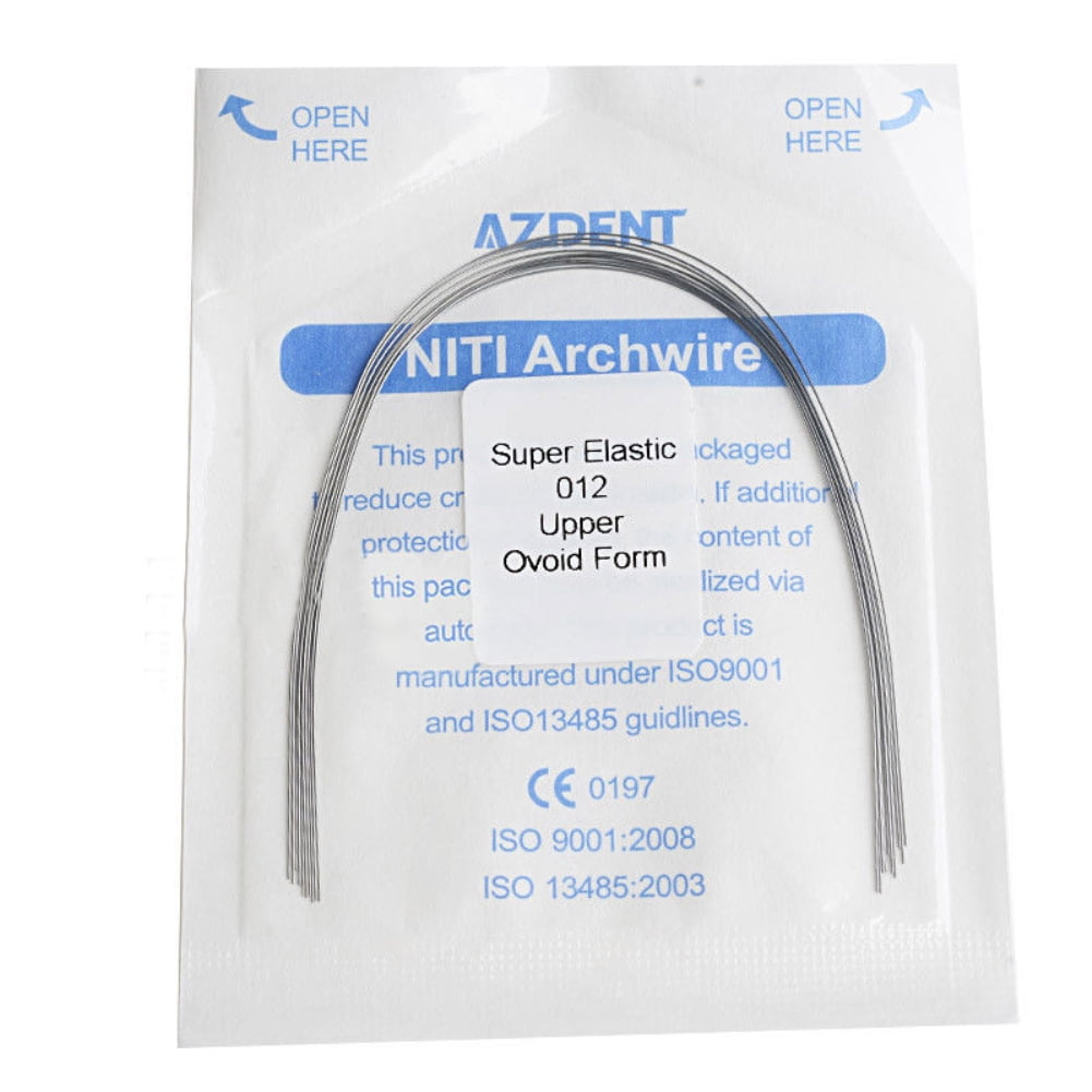 SANWOOD Arch Wire 10Pcs Dental Orthodontics Arch Wire Super Elastic ...